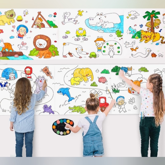 Jar Melo | Toys | Animal Coloring Roll For Kids | Poshmark